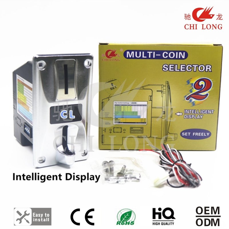 Automatic Set  Multi Coin Acceptor Machine With Self Testing Alarm supplier