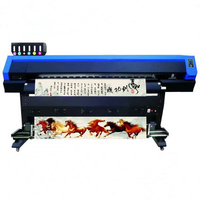 High quality 1.8m width dx5 print head auto eco solvent inkjet printer for advertising paper