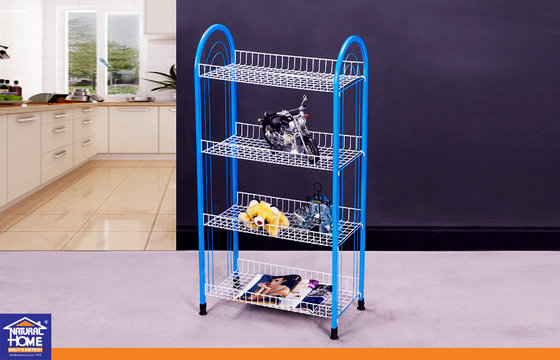 Multi Color PE Coated Home Storage Racks for Kitchen , Simple and Modern Design