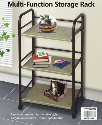 ABS Plastic Board Household Heavy Duty Storage Racks for Garage , Metal Storage Rack