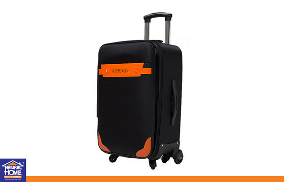 ABS + Nylon Fabric Hand Luggage Suitcase , Trolley Flight Luggage Cases 24 Inch / 28 Inch