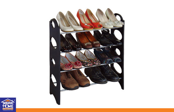 Space Saving DIY Plastic Shoe and Boot Storage Racks Waterproof Ikea Indoor Furniture