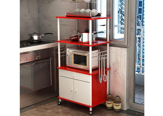 Microwave Oven Kitchen Home Storage Racks With Drawer High Quality Tier Shelf