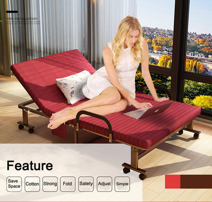 Strong High Quality Multi-function Portable Folind bed With Wheels Easy To Fold And Save Space