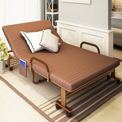 Strong High Quality Multi-function Portable Folind bed With Wheels Easy To Fold And Save Space