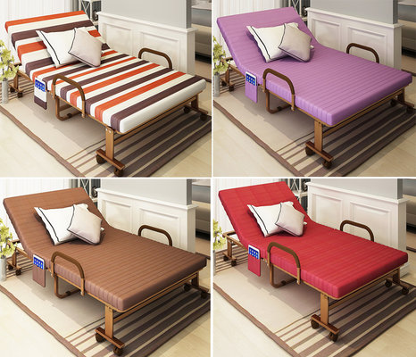 Strong High Quality Multi-function Portable Folind bed With Wheels Easy To Fold And Save Space