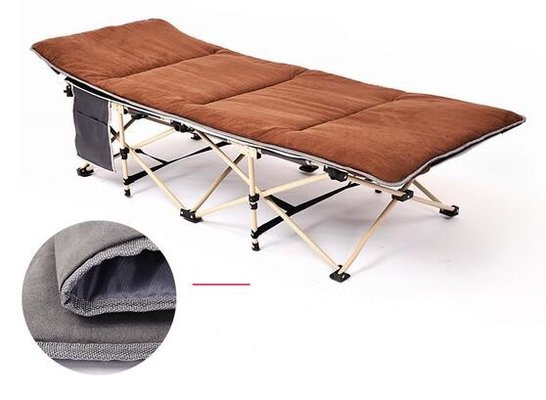 Steady Comfortable High Quality Teslin Fabric Portable Folding Bed For Break Beach Save Space