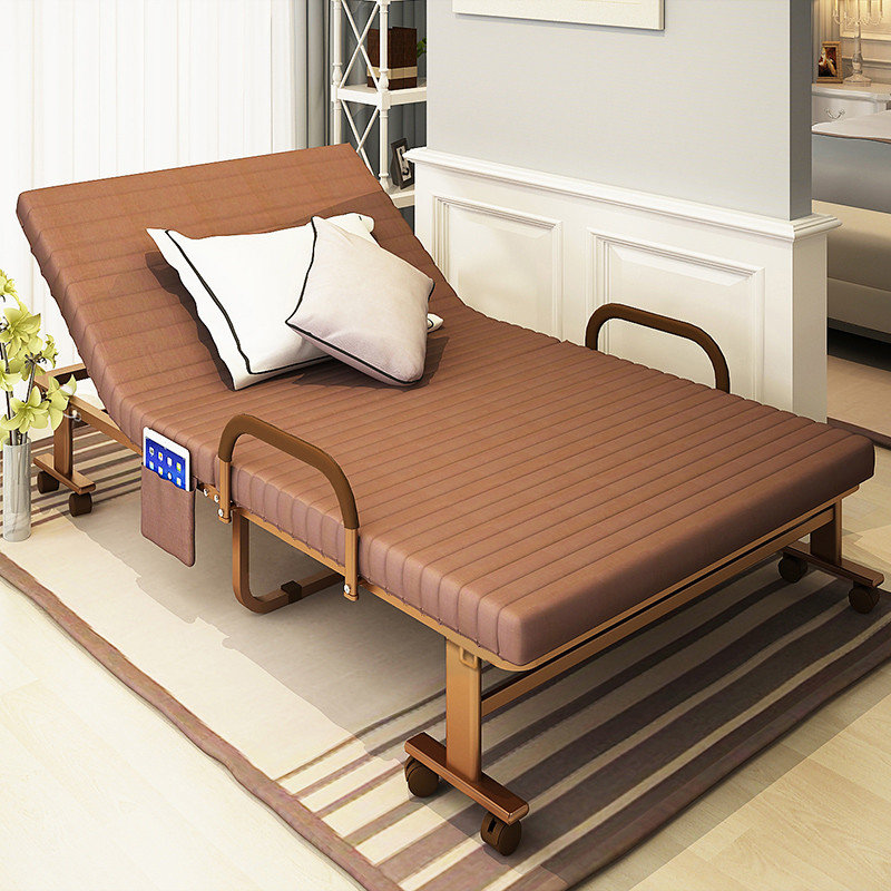 Strong High Quality Multi-function Portable Folind bed With Wheels Easy To Fold And Save Space