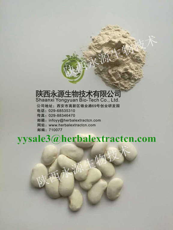 White Kidney Bean Extract, 3000 U/g α-AI Protein(α-amylase inhibitor),100% natural, factory, Shaanxi Yongyuan Bio-Tech