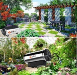 SRIDY BIO GREEN PHOENIX 2.8KW ELECTRIC GREENHOUSE HEATER
