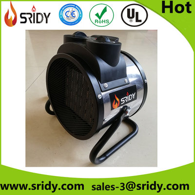 Stainless body industrial electric fan ceramic heater