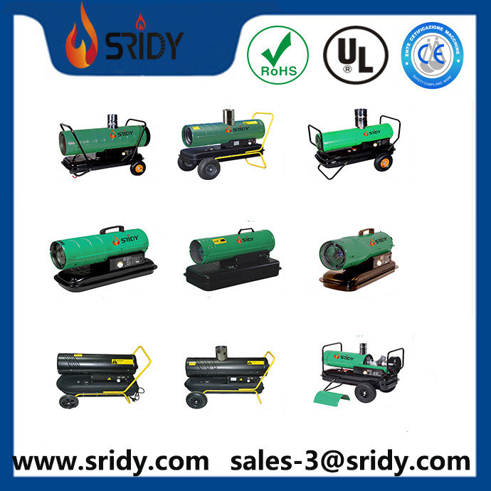SRIDY 30KW DIESEL SPACE HEATER KEROSENE INDUSTRIAL WORKSHOP PARAFFIN 102,500 BTU/HR DH-30B