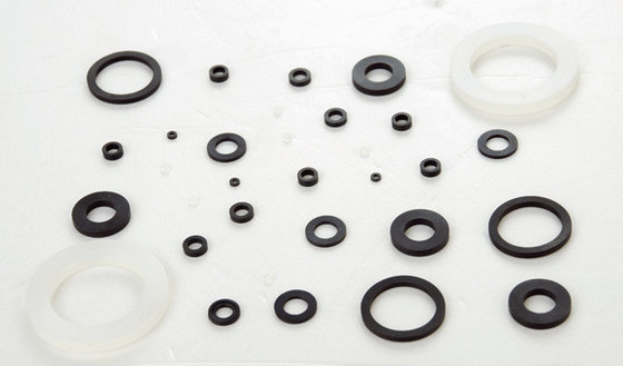 Customized Size Black / Blue / Brown NBR, Silicone ,EPDM, Viton, PTFE, Vulcanized Fiber Washer / Rubber Sealing Washer