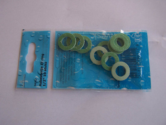 Customized Size Black / Blue / Brown NBR, Silicone ,EPDM, Viton, PTFE, Vulcanized Fiber Washer / Rubber Sealing Washer