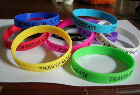 100% Silicone Sport Colourful Printing Custom Silicone Wristband For Adult Size 210x12x2mm