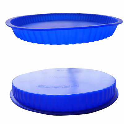 Silicone Mold Bakeware for DIY Pizza Sponge Fruit Flan Cake Bread Pie