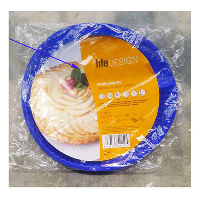 Silicone Mold Bakeware for DIY Pizza Sponge Fruit Flan Cake Bread Pie