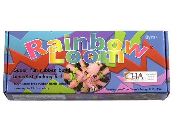 Funny Diy Rainbow Silicone Wristband Bracelet Making Kit Twistz Bandz For Kids