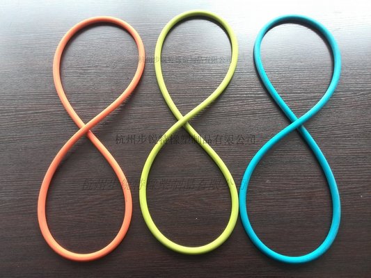 Heat Resistant IIR VITON FKM Colored Rubber O Rings High Tensity
