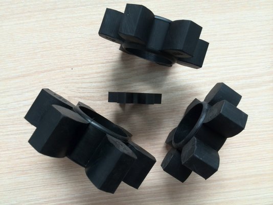 Industrial or Household Six Angle Molded Rubber Parts , Precision Molded Rubber Products