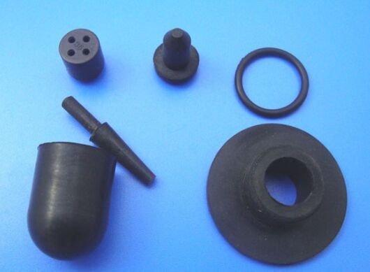 Black Molded Custom Rubber Parts , Rubber Spare Parts for Automotive or Truck