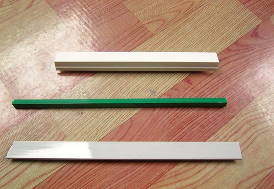 Acid resistance Full Size plastic extrusion Profile , structural  PVC window profiles