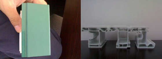 decoration PVC plastic extruded profiles for building Construction industry
