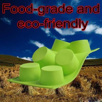 100% Food Grade Silicone Kitchenware Silicone Cake Mold / Cupcake Pan , Dustproof LFGB