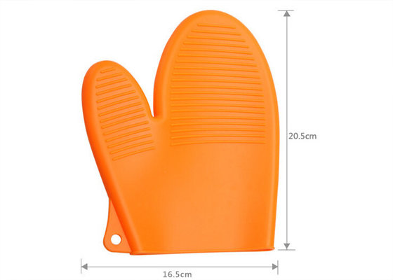 Household Small  food grade silicone baking gloves Anti - slip with printed logo