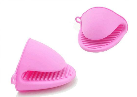 Custom silicone kitchen gloves , silicone pot holders oven mitts FDA / LFGB Approval