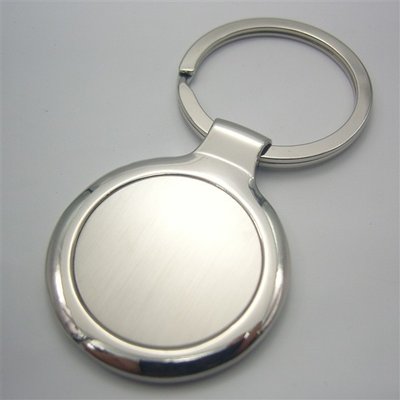 Mini Cute Metal ZZ Rubber Key Rings For Advertising Logo Printed Pantone Color