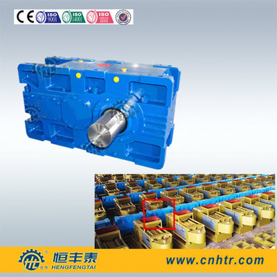 Extruder Oil 75Kw Bevel Reduction Gear Boxes Weight 600Kg Treatment 2 Tons Plastic