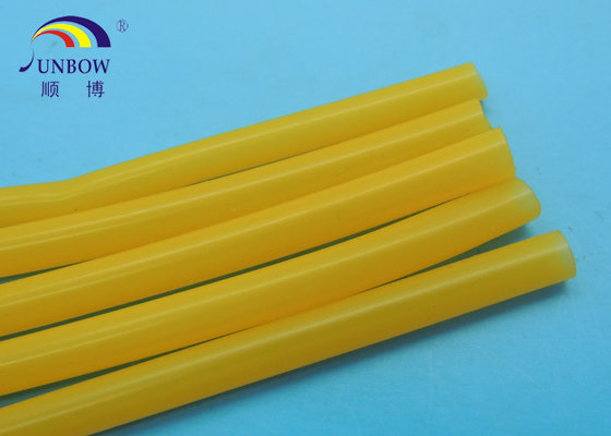 Anti-Corrosion Silicone Rubber Hose / FlexibleRubber Tubing White Green Yellow