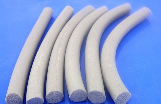 Black / White Tube Auto Rubber Parts Rubber Foam Extrusion Parts for Car / Truck or Bus