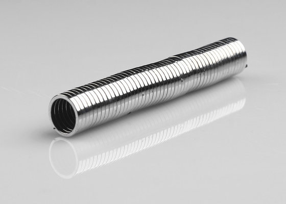 Pequeños imanes de anillo del neodimio de los pedazos con el imán largo del generador de turbina de viento del agujero