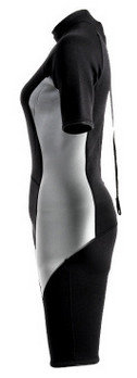 Waterproof Mens Shorty Wetsuit Neoprene Swimsuit Gasoline Resistance
