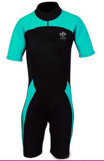 Smooth Skin Neoprene Diving Suit , Kids Neoprene Shorty Wetsuit Waterproof