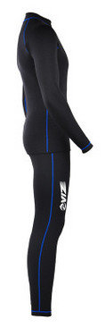 Black Nylon Neoprene Wet Winter Surfing Wetsuit Flatlock Construction