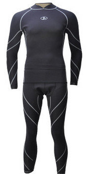 Full Body Neoprene Suit / Smooth Skin Neoprene Diving Suit Lightweight