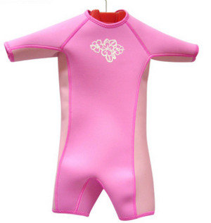 Children Blue Neoprene Surf Suit Smooth Skin Abrasion Resistance