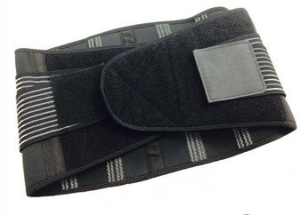Double Pullers Neoprene Sports Support Elastic Back Waist Support Belt