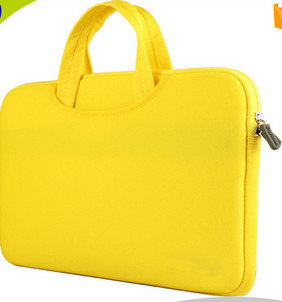 Zipped 15" Neoprene Laptop Sleeve Multi Color 3mm SBR with Polyester