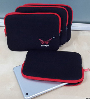 Shockproof Zippered iPad Mini Case Neoprene , Neoprene Laptop Case