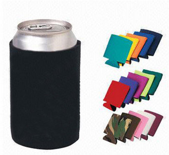 Smooth Skin Neoprene Water Bottle Covers Custom Printed Light Weight