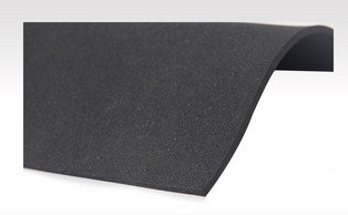 SCR Black Neoprene Rubber Sheet Fine Skin Weathering Resistance
