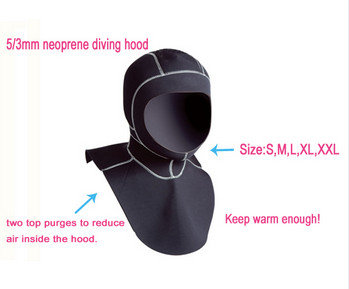 Keep Warm 2 MM Neoprene Scuba Hooded Vest Smooth Skin For Adult
