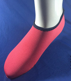 Women Short Neoprene Swim Shoes For Beach , Smooth Skin Neoprene