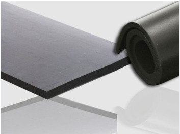 High Pressure Resistant Open Cell Neoprene Rubber Mat Embossed Plain Skin