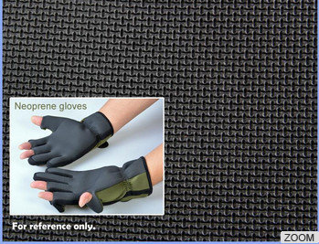 Mesh Skin Neoprene Sponge Rubber Sheet Laminated Single Fabric