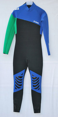 Green Mens and Women Neoprene Diving Suit CR Material with pad on knee
